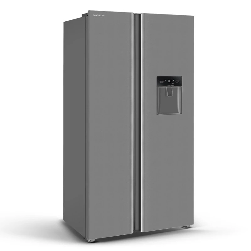 یخچال فریزر ایکس ویژن مدل TS666-ASD رنگ استیل 30 فوت - فروشگاه لوازم خانگی چله
